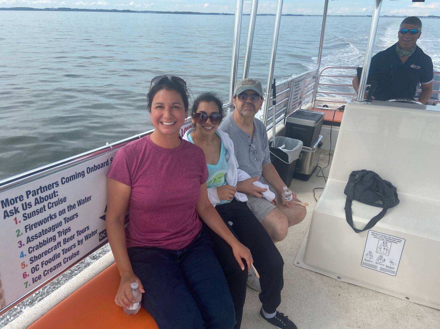 Boat Rides in Ocean City MD - OC Bay Hopper